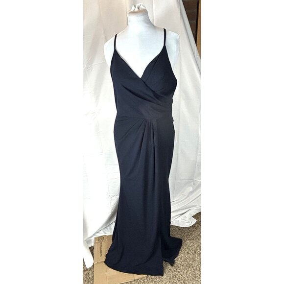 Simply | Dresses | Simply Brand Dark Navy Blue Prom Formal Bridesmaid ...